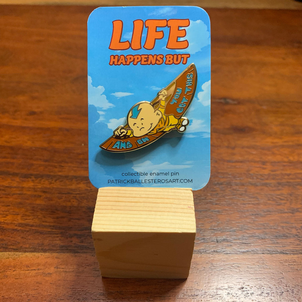 ANG ON YOU GOT THIS-enamel pin – Patrick Ballesteros Art