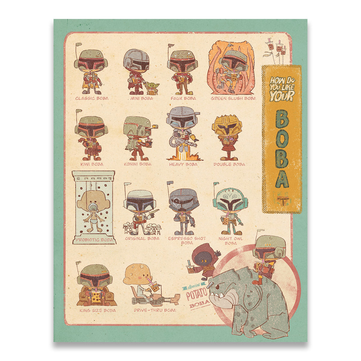 THE BOBA SHOP – Patrick Ballesteros Art